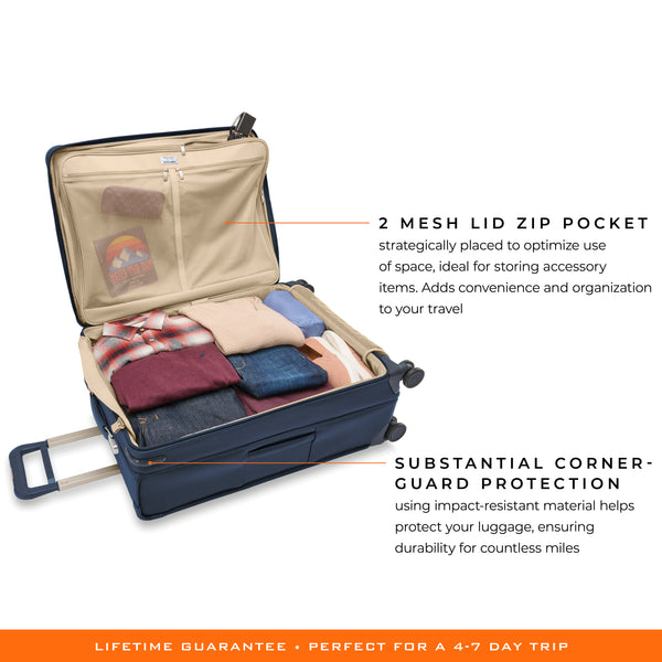 Briggs & Riley Baseline 29" Large Expandable Spinner - Navy – MEGO